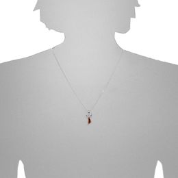 OSTSEE-SCHMUCK Damen Kette mit Anh&auml;nger "OSTSEE-SCHMUCK Kette mit Anh&auml;nger kleiner Engel", 40cm, Silber 925 (Sterlingsilber), L: 40, silber, Silber