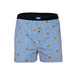 Happy Shorts Herren Webboxer "Web-Boxershorts 1er Pack", Gr. Mgingerbread heart, Obermaterial: 100% Baumwolle CO., Unterhosen