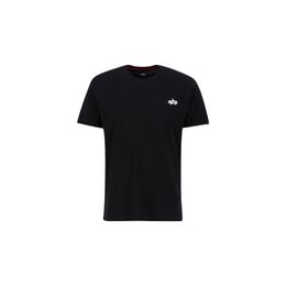 Herren T-Shirt "Signature Puff Print Backprint T-Shirt", schwarz, Gr. XL, Alpha Industries, Obermaterial: 100% Baumwolle, Shirts