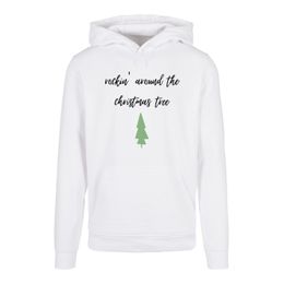 F4NT4STIC Herren Kapuzenpullover "Rockin around the christmas tree", wei&szlig;, Gr. L, Obermaterial: 50% Baumwolle, 50% Polyester, Pullover, Print