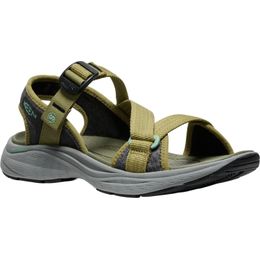 Keen Damen Sandale "LEIKI OT SANDAL", Gr. 38, gr&uuml;n, Synthetik, Schuhe