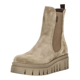 Nero Giardini Damen Plateaustiefelette "Nero Giardini Stiefelette Veloursleder/Textil", Gr. 39, rosa, Textil, Veloursleder, Schuhe