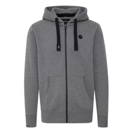 !Solid SOLID Herren Kapuzensweatjacke "Kapuzensweatjacke SDBene", grau, Gr. S, Obermaterial: 50% Baumwolle CO. 50% Polyester PES., Sweatjacken