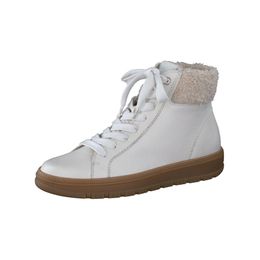 Paul Green Damen Sneaker "Paul Green Sneaker Glattleder", Gr. 39, beige, Glattleder, Schuhe