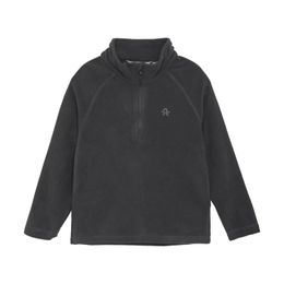 Color Kids M&auml;dchen Strickfleece-Pullover "Strickfleece-Pullover COFleece", schwarz, Gr. 98, Obermaterial: 100% Polyester PES., Pullover