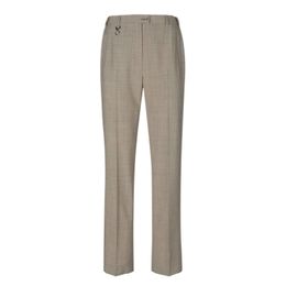 GOLDNER Damen Stoffhose "Kurzgr&ouml;&szlig;e Trevira-Schurwollhose CARLA", beige, Gr. 21, Obermaterial: 53% Polyester PES. 43% Schurwolle WV. 4% Elasthan EL.,