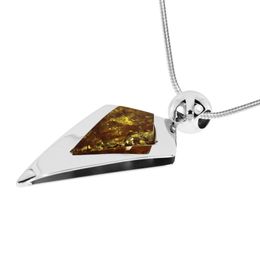 OSTSEE-SCHMUCK Damen Kette mit Anh&auml;nger "OSTSEE-SCHMUCK Kette mit Anh&auml;nger Erka Kette mit Anh&auml;nger Erka", 60cm, Silber 925 (Sterlingsilber), L: 45,