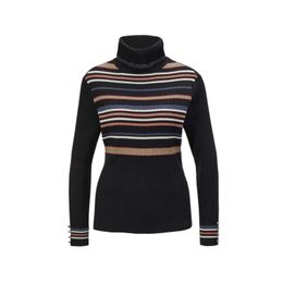 GOLDNER Damen Rollkragenpullover "Kurzgröße Figurschmeichelnder Rollkragenpullover mit Glanzgarn", bunt, Gr. 23, Obermaterial: 49% Polyacryl PAN. 27%