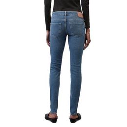 Marc O'Polo MARC O'POLO Damen 5-Pocket-Jeans "Denim Trouser, low waist, skinny fit, regular length", blau, Gr. 32, Denim/Jeans, Obermaterial: 98% Baumwolle, 2%
