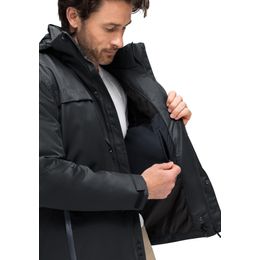 Maier Sports Herren Winterjacke "Peyor M", blau, Gr. 26, 100% Polyester, Jacken, warme Herren Jacke, wattierte Regenjacke, wasserdicht + atmungsaktiv