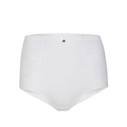 SuSa Damen Miederslip "Miederslip Capri", Gr. 42, wei&szlig;, Stoff, Obermaterial: 80% Polyamid PA. 20% Elasthan EL., Unterhosen