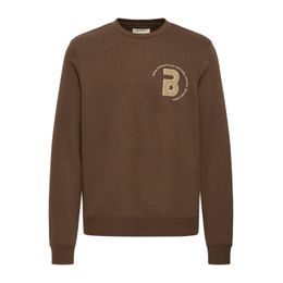 Blend Herren Longpullover "Sweater BHFLORIAN"slate schwarz, Gr. S, Obermaterial: 50% Baumwolle CO. 50% Polyester PES., Pullover