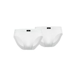 G&ouml;tzburg G&Ouml;TZBURG Herren Slip "Slip 2er Pack", Gr. L, wei&szlig;, Obermaterial: 95% Baumwolle CO. 5% Elasthan EL., Unterhosen