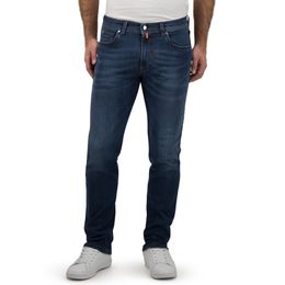 Br&uuml;hl BR&Uuml;HL Damen Slim-fit-Jeans "York DO FX", blau, Gr. 94, unifarben, 89% Baumwolle, 11% Elasthan, Jeans, in Dual FX Querstretch Denim