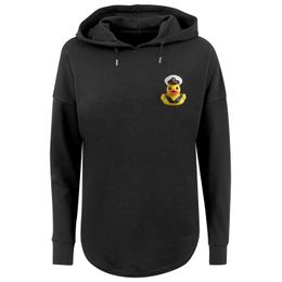 F4NT4STIC Damen Kapuzenpullover "Rubber Duck Captain OVERSIZE HOODIE", schwarz, Gr. XS, Obermaterial: 100% Baumwolle, Pullover, Print