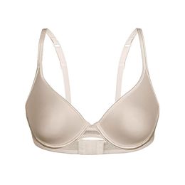 Sassa Mode SASSA Damen T-Shirt-BH "Spacer BH mit B&uuml;gel FLEXICUP", Gr. 95, beige, Stoff, Obermaterial: 90% Polyester PES. 10% Elasthan EL., BHs