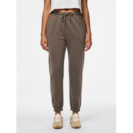 Pieces Damen Jogginghose "PCCHILLI HW SWEAT PANTS NOOS BC", braun, Gr. XS, unifarben, Web, Obermaterial: 50% Baumwolle, 50% Polyester, Hosen
