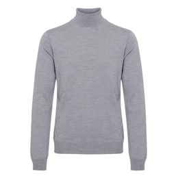 Casual Friday Herren Strickfleece-Pullover "Strickpullover CFKonrad", grau, Gr. M, Obermaterial: 50% Wolle WO. 50% Polyacryl PAN., Pullover