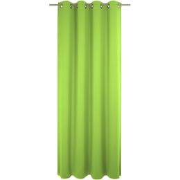 Vorhang WIRTH, B:132cm H:225cm, gr&uuml;n, Jacquard, Polyester, Wohnzimmer, Gardinen, "Umea"