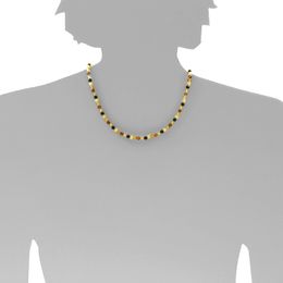 OSTSEE-SCHMUCK Damen Gliederkette "OSTSEE-SCHMUCK Kette Kugel 4 mm Kette Kugel 4 mm", 42cm, Bernstein, L: 42, braun, Bernstein, Halsketten