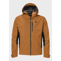 Sch&ouml;ffel SCH&Ouml;FFEL Herren Outdoorjacke "Softshell Jk Style Milagle MNS", braun, Gr. 50, Oberstoff: Aussenseite: 92% Polyester, 8% Elasthan, Innenseite: 100%