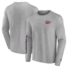 Fanatics Damen T-Shirt "Fanatics T-Shirt Kansas City Chiefs Gradient LS Crew", grau, Gr. S, 100% Baumwolle, Shirts