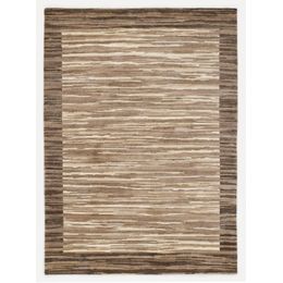 Orientteppich, B:140cm H:6mm L:200cm, beige, OCI DIE TEPPICHMARKE, Viskose, Wolle, Teppiche, "AWARD Nami", handgekn&uuml;pft, echter Nepal Teppich,