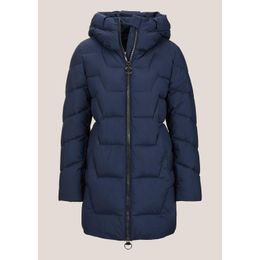 Madeleine Mode MADELEINE Damen Steppjacke "Steppjacke Wattierte Steppjacke mit Kapuze", blau, Gr. 38, Obermaterial: 100% Polyester PES., Jacken