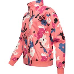 Ragwear Damen Outdoorjacke "Goona Print", orange, Gr. XL, Obermaterial: 100% Polyester; Innenfutter: 100% Polyester, Jacken, Wasserdichte
