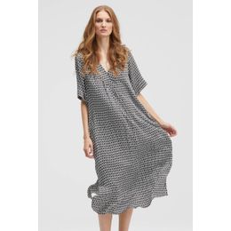 Smith & Soul SMITH & SOUL Damen Sommerkleid, schwarz, Gr. XS, bedruckt, gemustert, Material: 100% Viskose, Kleider, mit Seitenschlitze