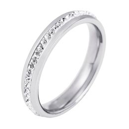 Lady Damen Fingerring, 20, Edelstahl, silber, Edelstahl, Fingerringe