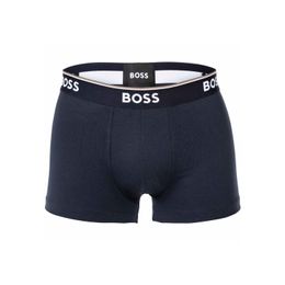 BOSS Herren Boxershorts "Boxershort Trunk 3P Power 3er Pack", Gr. XXL, blau, Obermaterial: 95% Baumwolle CO. 5% Elasthan EL., Unterhosen