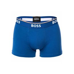 BOSS Herren Boxershorts "Boxershort Trunk 3P Power 3er Pack", Gr. XXL, blau, Obermaterial: 95% Baumwolle CO. 5% Elasthan EL., Unterhosen