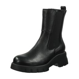 Paul Green Damen Stiefelette "Paul Green Stiefelette Leder/Textil", Gr. 39, schwarz, Leder, Textil, Schuhe