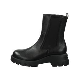 Paul Green Damen Stiefelette "Paul Green Stiefelette Leder/Textil", Gr. 39, schwarz, Leder, Textil, Schuhe