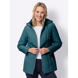 Classic Basics Damen Steppjacke, blau, Gr. 54, unifarben, 100% Polyester, Jacken