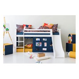 Hoppekids Vorhang f&uuml;r Spielbett 90x200 Creator blau Ma&szlig;e (cm): B: 380 H: 72 Betten > Zubeh&ouml;r f&uuml;r Betten &raquo; DeinBett