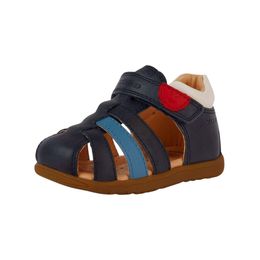 Geox Baby Lauflernschuh "Geox Halbschuhe Leder/Synthetik", Gr. 23, blau, Leder, Synthetik, Schuhe