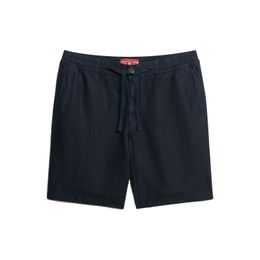 Superdry Herren Shorts "Bermuda-Shorts Merchant Linen Short", blau, Gr. XXL, Obermaterial: 58% Leinen LI. 42% Baumwolle CO., Hosen