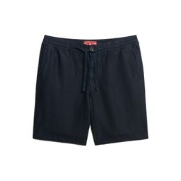 Superdry Herren Shorts "Bermuda-Shorts Merchant Linen Short", blau, Gr. XXL, Obermaterial: 58% Leinen LI. 42% Baumwolle CO., Hosen
