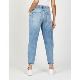 Gang Damen 5-Pocket-Jeans "94VIA JOGGER", blau, Gr. 30, Denim/Jeans, Obermaterial: 79% Baumwolle, 19% Polyester, 2% Elasthan, Jeans, mit
