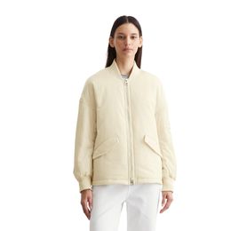 Marc O'Polo MARC O'POLO Damen Blouson, beige, Gr. 44, Web, Obermaterial: 100% Polyamid. Futter: 100% Polyester. Wattierung: 100% Polyester, Jacken, aufgesetzten
