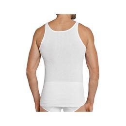 Schiesser Herren Unterhemd "Unterhemd 3er Pack", Gr. L, wei&szlig;, Obermaterial: 100% Baumwolle CO., Unterhemden