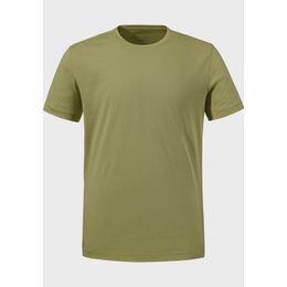 Sch&ouml;ffel SCH&Ouml;FFEL Herren Funktionsshirt "T Shirt Buchberg M", gr&uuml;n, Gr. 58, Oberstoff: 60% Baumwolle, 40% Polyester, Shirts