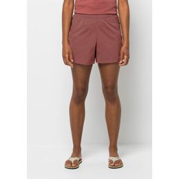 Jack Wolfskin Damen Shorts "WANDERTHIRST SHORTS W"apple, butter, Gr. 44, OBERSTOFF 94% POLYAMID, 6% ELASTHAN FUTTER 100% POLYESTER, Hosen