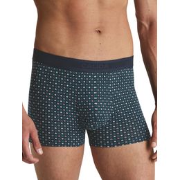 Calida Herren Boxershorts "Focus Trend 3", Gr. L, blau, Single Jersey, Obermaterial: 47% Lyocell (TENCEL ), 46% Baumwolle, 7% Elasthan, Unterhosen,