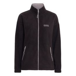 oxmo Damen Fleecejacke "Fleecejacke OXMarta", schwarz, Gr. L, Obermaterial: 100% Polyester PES., Jacken