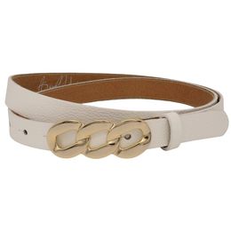 AnnaMatoni Damen Lederg&uuml;rtel "AnnaMatoni Lederg&uuml;rtel Elina Lederg&uuml;rtel Elina", wei&szlig;, Gr. 95, 100% Leder, G&uuml;rtel