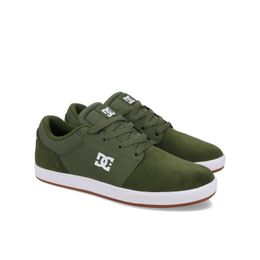 DC Shoes Herren Sneaker "Crisis 2", Gr. 10, gr&uuml;n, Obermaterial: Leder [Kuh] / Futter: Textil / Au&szlig;ensohle: Gummi, Schuhe