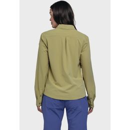 Sch&ouml;ffel SCH&Ouml;FFEL Damen Outdoorbluse "Hiking Blouse Style Dunajec WMS", gr&uuml;n, Gr. 36, Oberstoff: 85% Polyester 15% Elasthan, Blusen